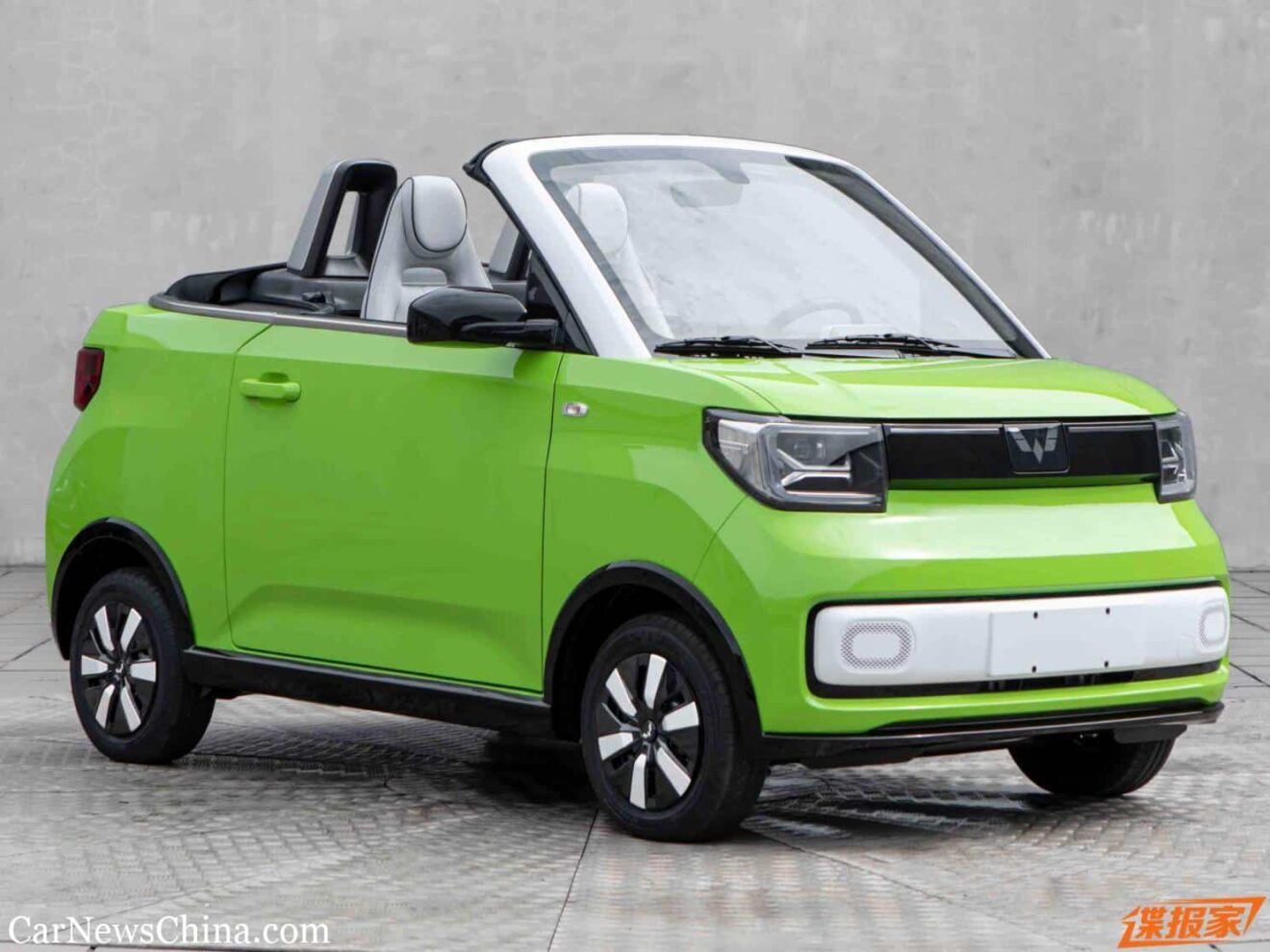 Wuling Hong Guang Mini EV Cabrio probably the world's smallest ...