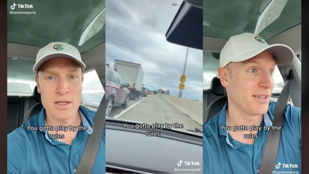 "You gotta play by the rules": Guy stops pricks from moving in the ...