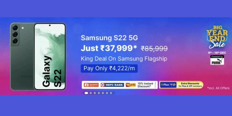 Price Drop Alert Samsung Galaxy S22 5g For Rs 40k Techstory